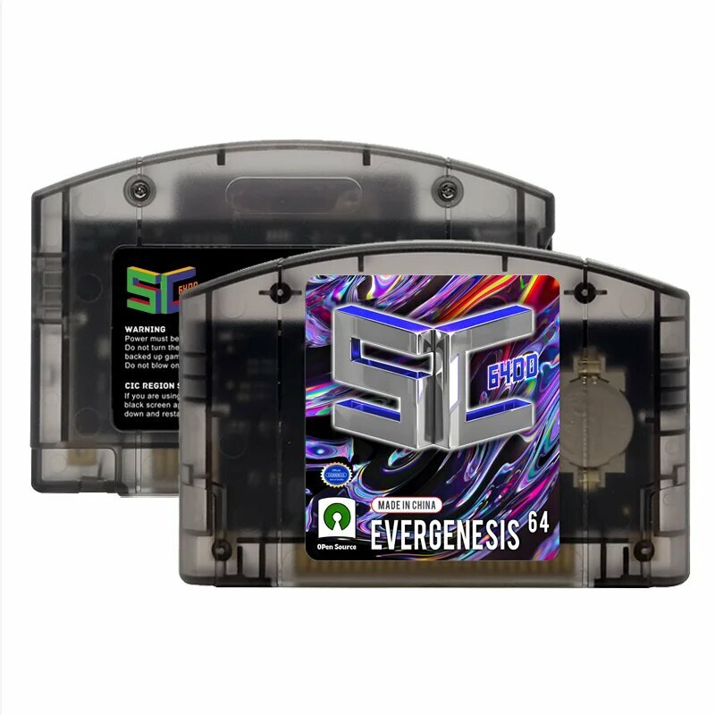 SC64 Картридж для Nintendo 64 5000 игр 32G 5000 in 1, 6TG 144C Black