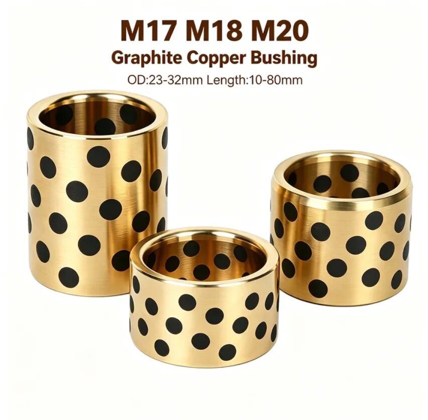 Графитовые медные втулки M17/M18/M20