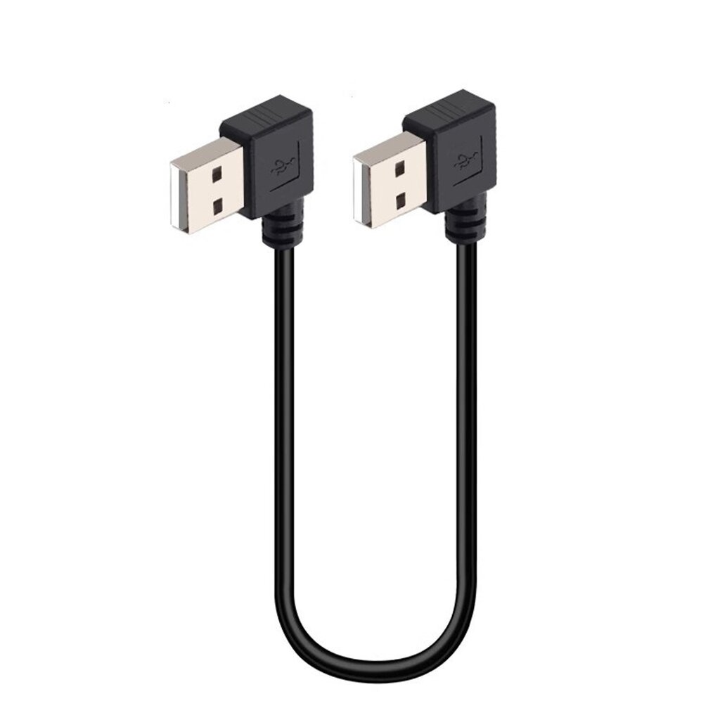 Гибкий USB 2.0 мужской разъем к кабелю 25 см пространственно-экономичный USB правый угол шнур подходит для установки