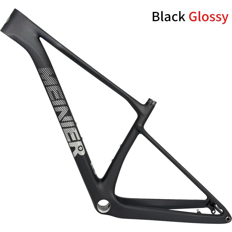 Карбоновая рама MTB 29 Carbomania MEINIER-HM-560 Черный, M 148x12mm, Black Glossy