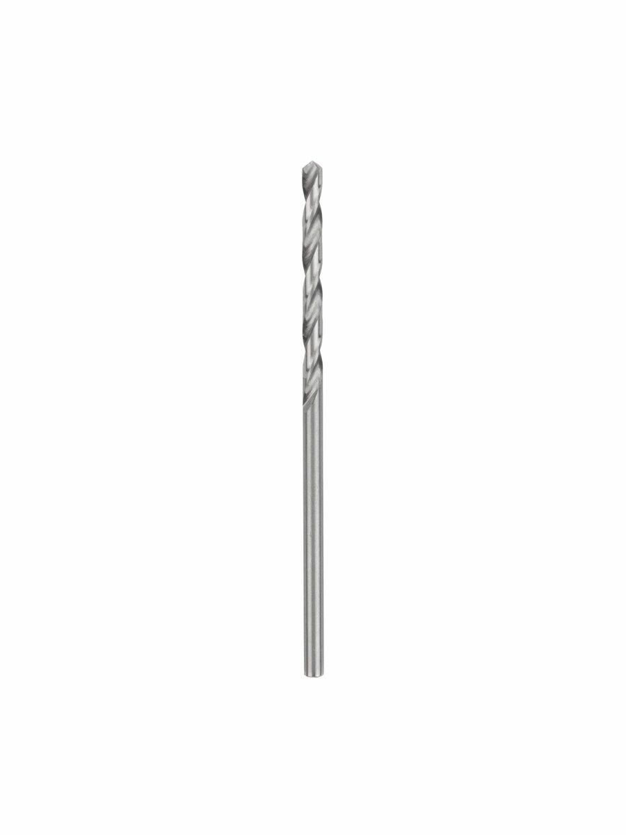 Набор сверл по металлу 10 штук 0,6 мм NORGAU Industrial из быстрорежущей HSS стали спиральное правое, DIN 338