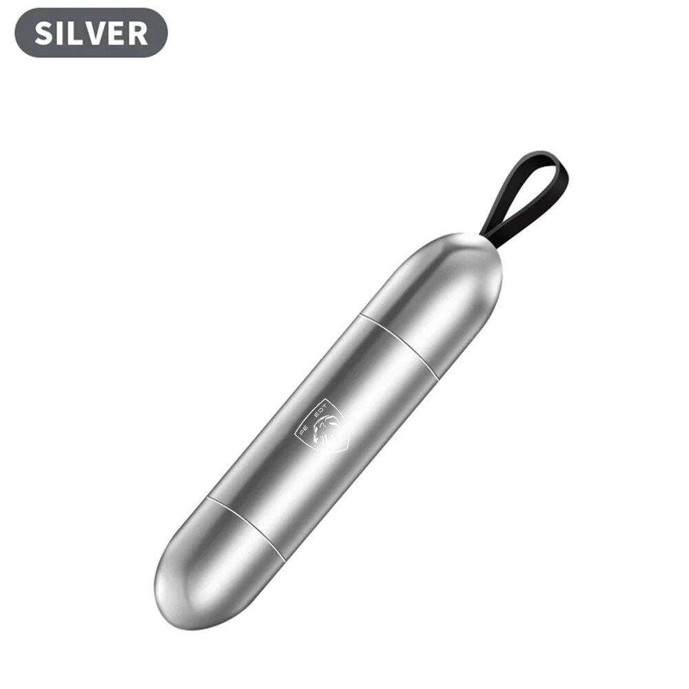 1 шт. автомобильный аварийный молоток-стеклобой с резаком для ремня Silver -Peugeot SZT