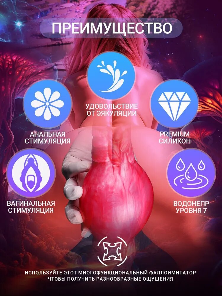 DELCUS Фаллоимитатор, 23см — фото 1