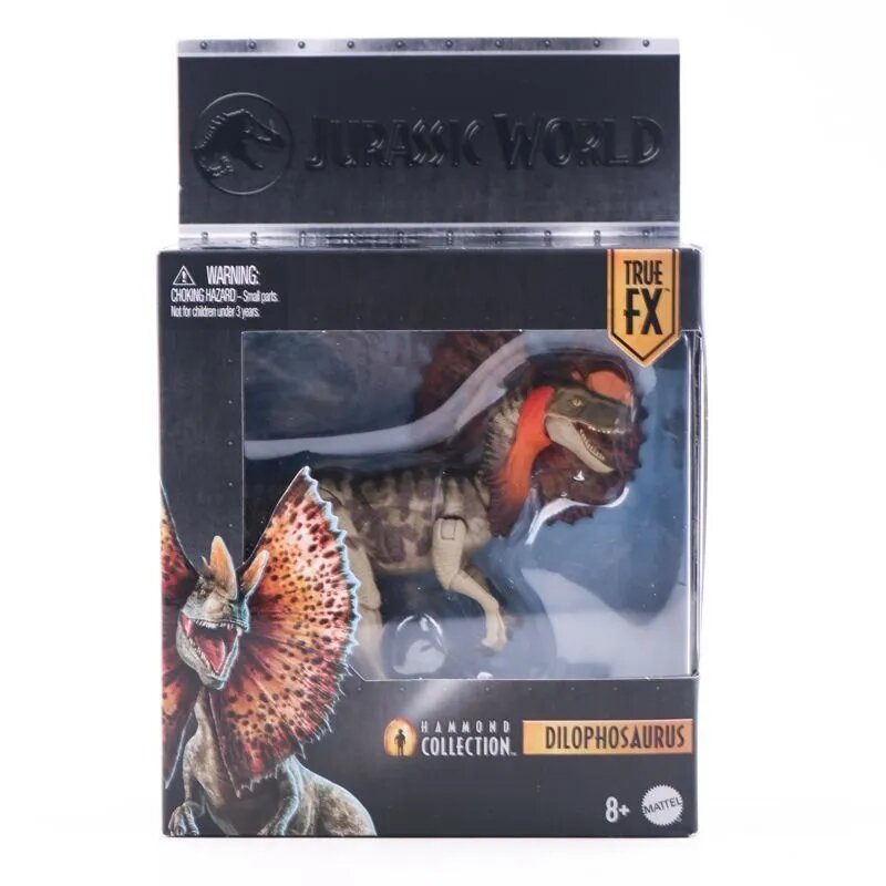 Mattel Jurassic World 4: Серия Хэммонд Дилофозавр - Ультрараскрываемая Игрушечная Фигурка Динозавра JKM93