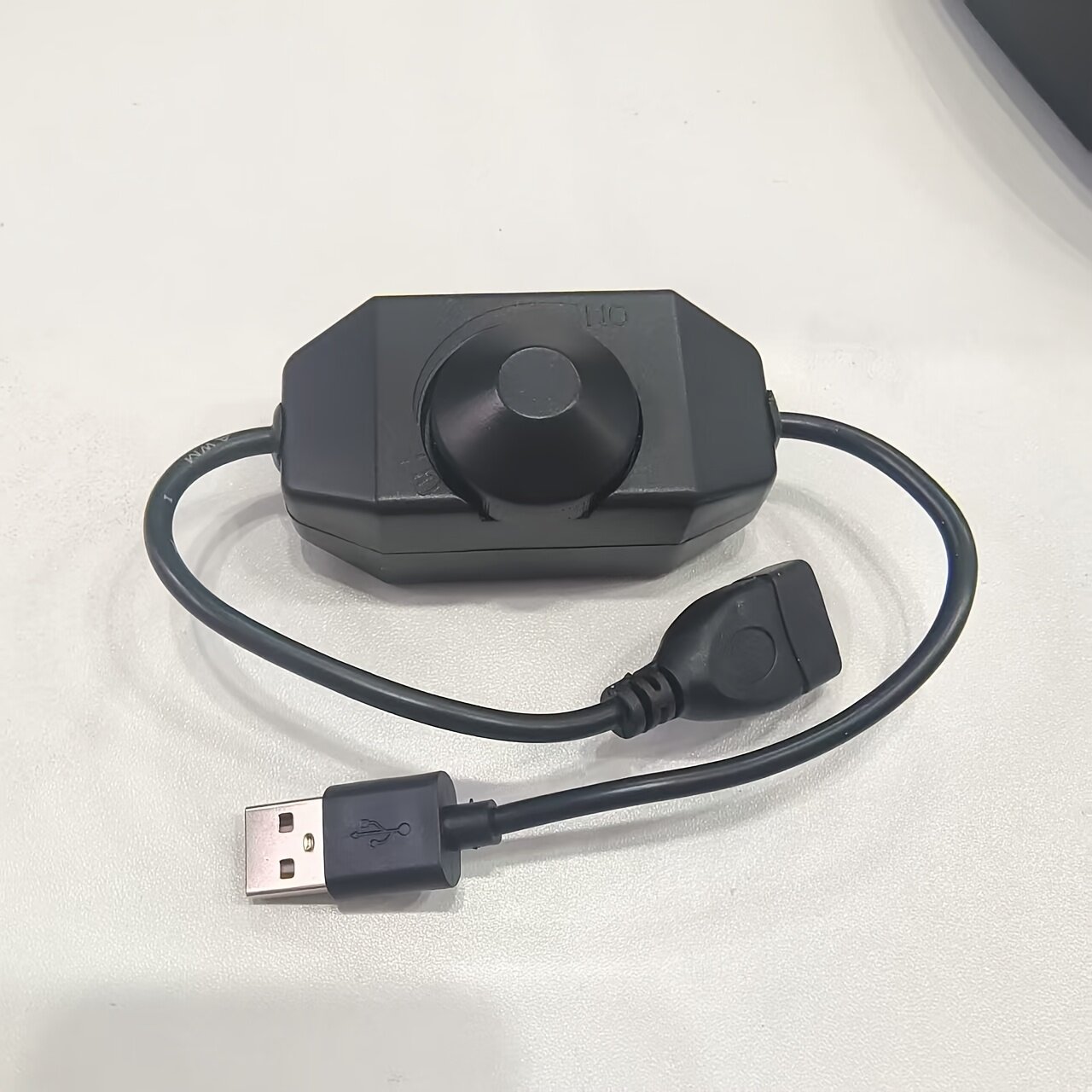 USB-диммер для светодиодной ленты DC 5V, поворотный регулятор яркости с сенсорным управлением, черный, 1 шт