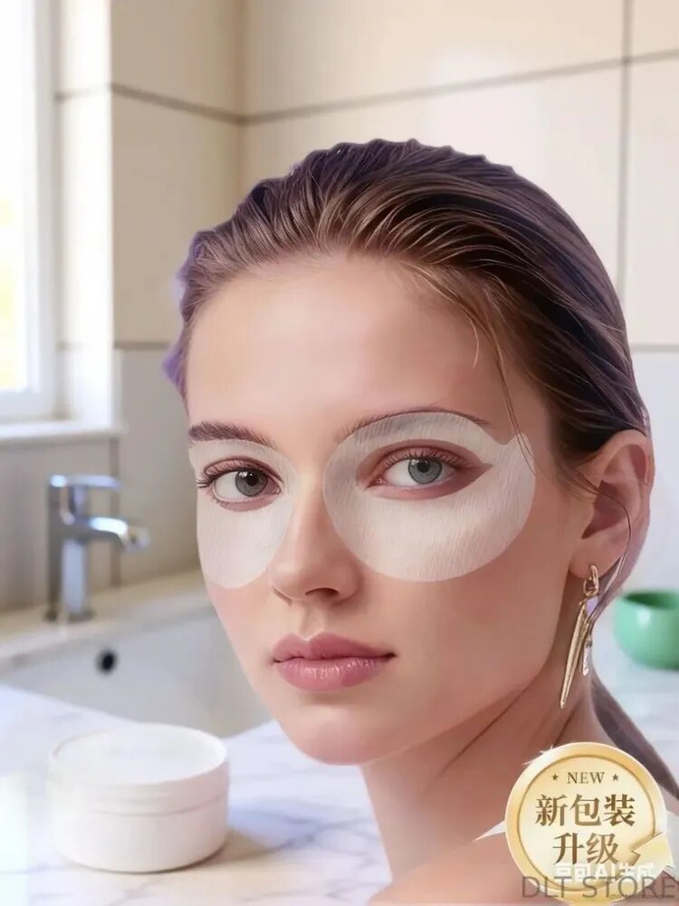 Скидка сегодняЭксклюзивные тканевые патчи для глаз Grace FACE 60 штук в банке с ретинолом и женьшенем против отеко