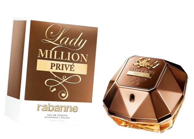 Lady Million Prive 80 мл женская парфюмерная вода / Пако Рабан Леди Миллион Прайв
