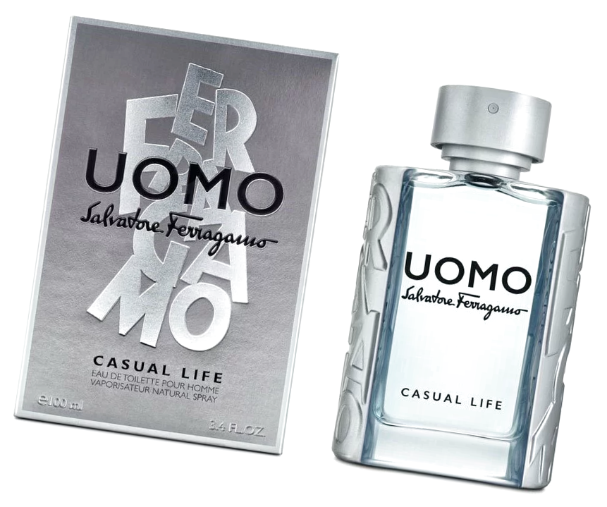 Туалетная вода Salvatore Ferragamo Uomo Casual Life для мужчин 100 мл / Ферагамо Уомо Лайф