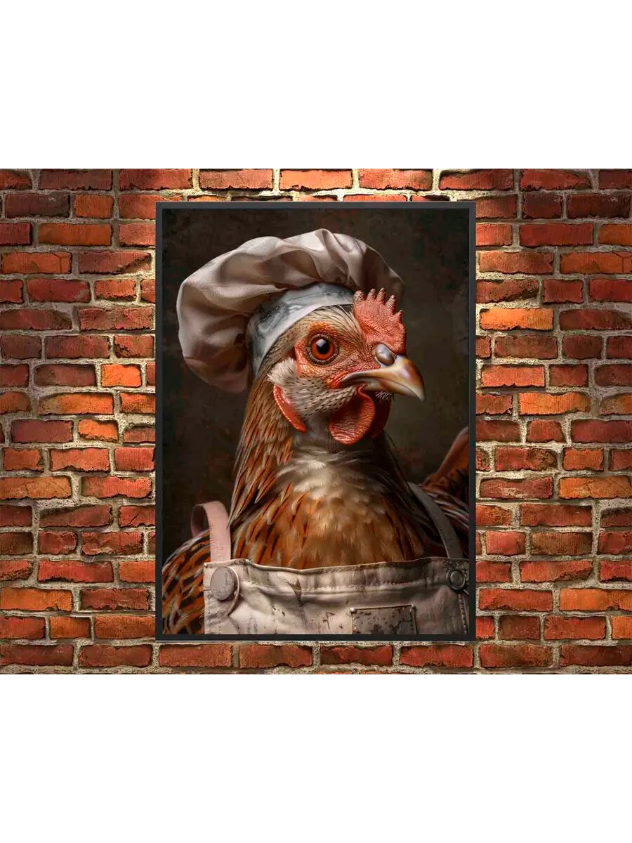 Приготовление мяса перепелов на ферме 2, Плакат 30x42см