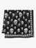 Шарф Alexander McQueen Skull для девочек, черный