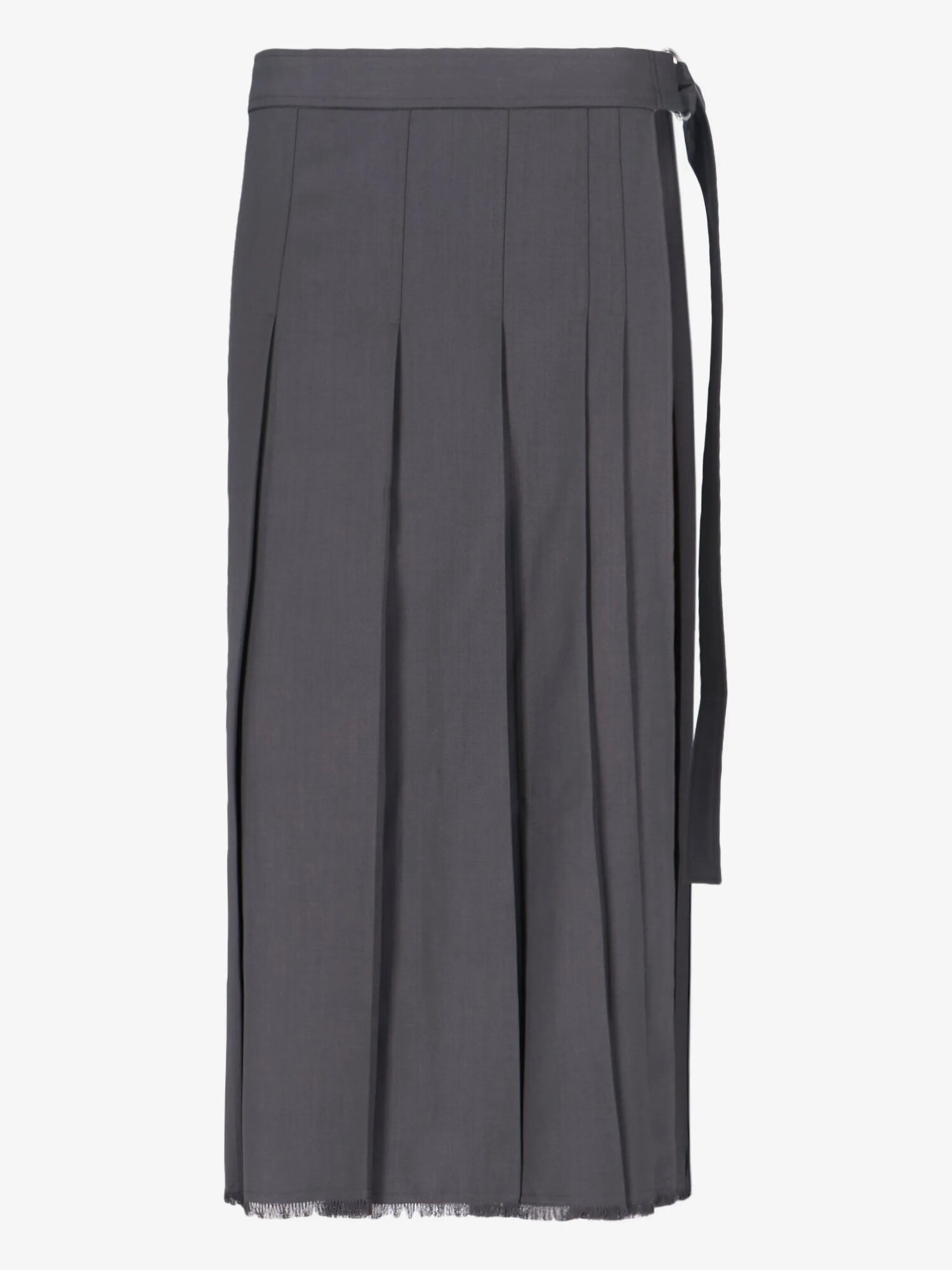 Юбка LVIR Pleated fringed midi skirt