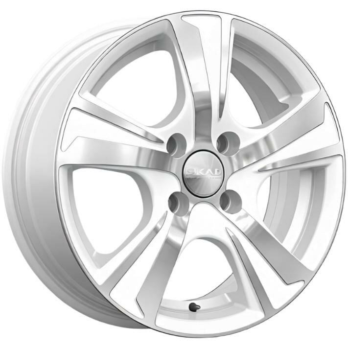 Колесный диск Скад Крит 5.5x14 4*100 ET38 DIA67.1 Алмаз белый