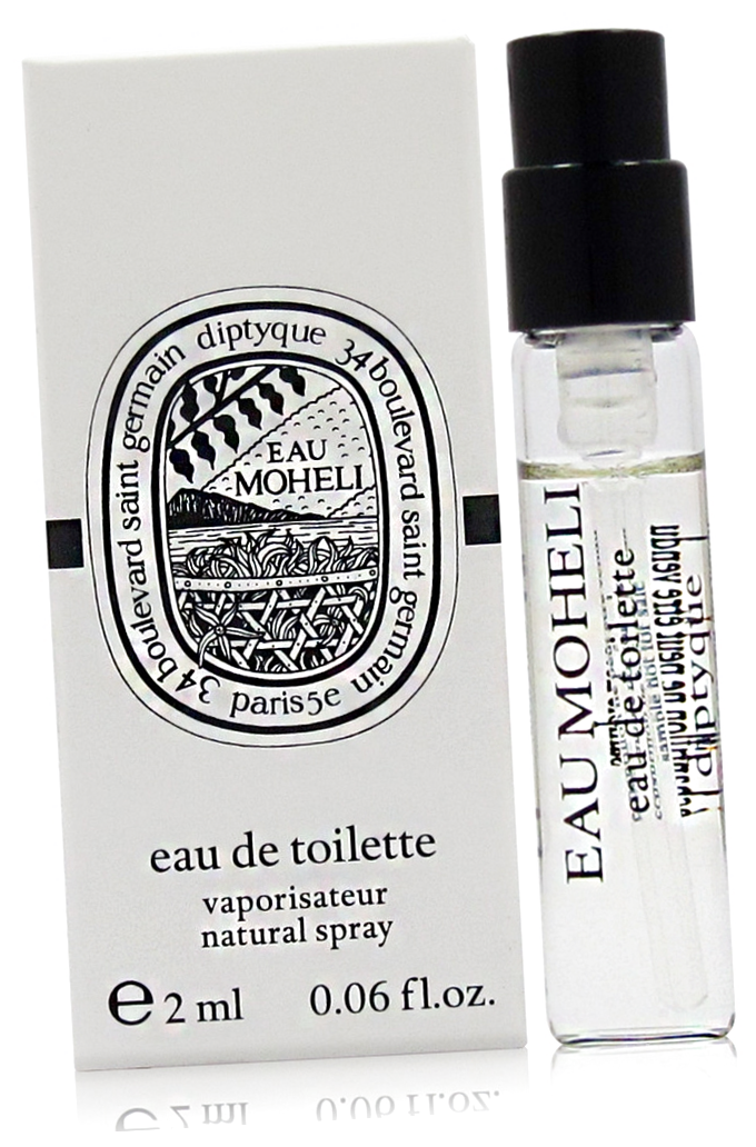 Миниатюра аромата Диптик О Мохели для женщин 2 мл / Diptyque Eau Moheli