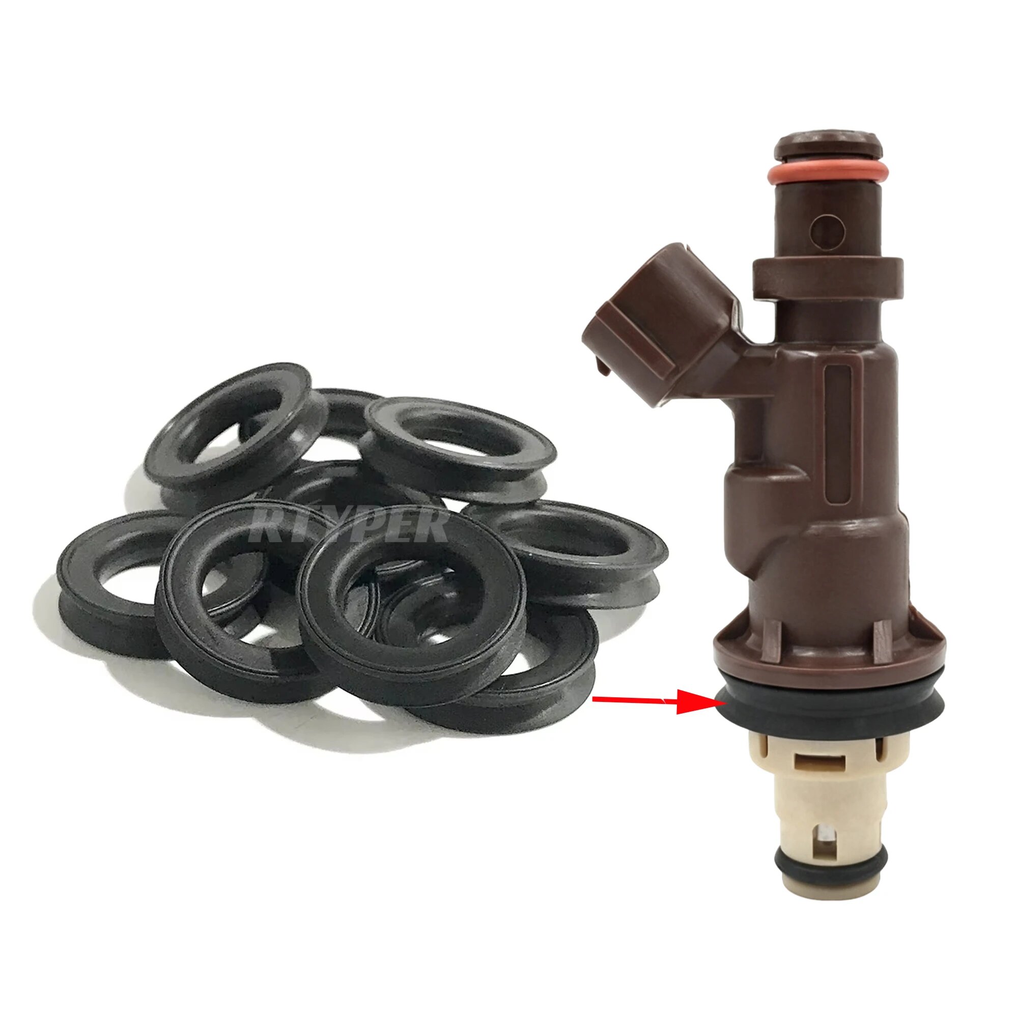 Резиновые уплотнители форсунок Toyota 22014 100PCS