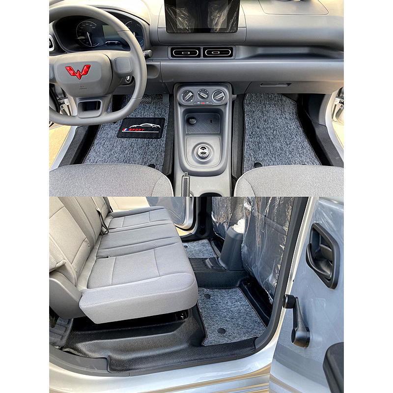 TPE двойной слой передние два ряда автомобильные коврики для Wuling Hongguang S 5-местные модели, улучшенная защита,