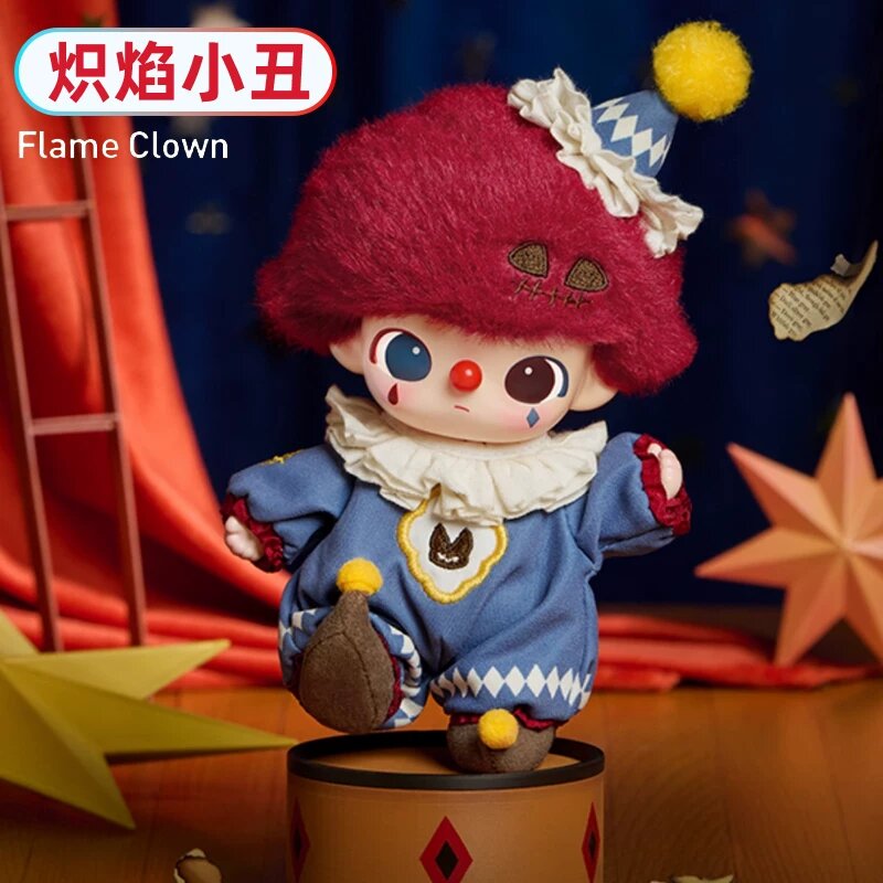 Blazing Clown LABUBU Halloween Clown Series Ключенг - Неповрежденная упаковка для коллекционирования