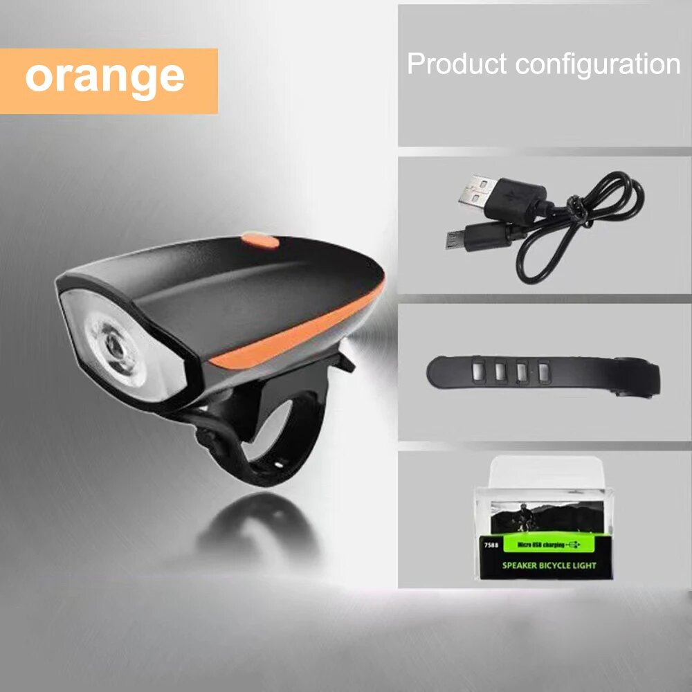 Велосипедный фонарь с сигналом ABS Orange
