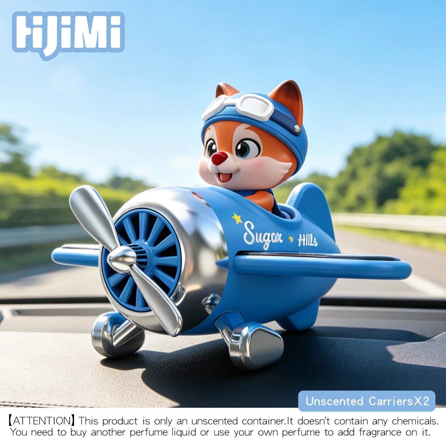 Автомобильный Освежитель Воздуха DIY: Вращающийся Декоративный Элемент В Форме Самолета Unscent Fox