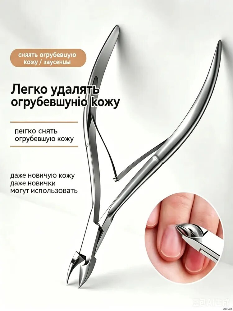 Профессиональные подологические кусачки для ногтей Nippon Nippers NP-04, ручная заточка