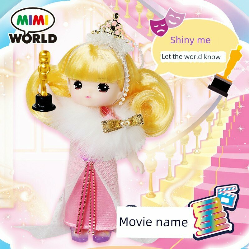 Mimiworld Детский костюм Мировой Звезды с Премией для Ролевой Игры, Аксессуары для Кукол, Подарок на День Рождения для