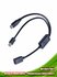 USB C Y-разветвитель 30 см, 100W