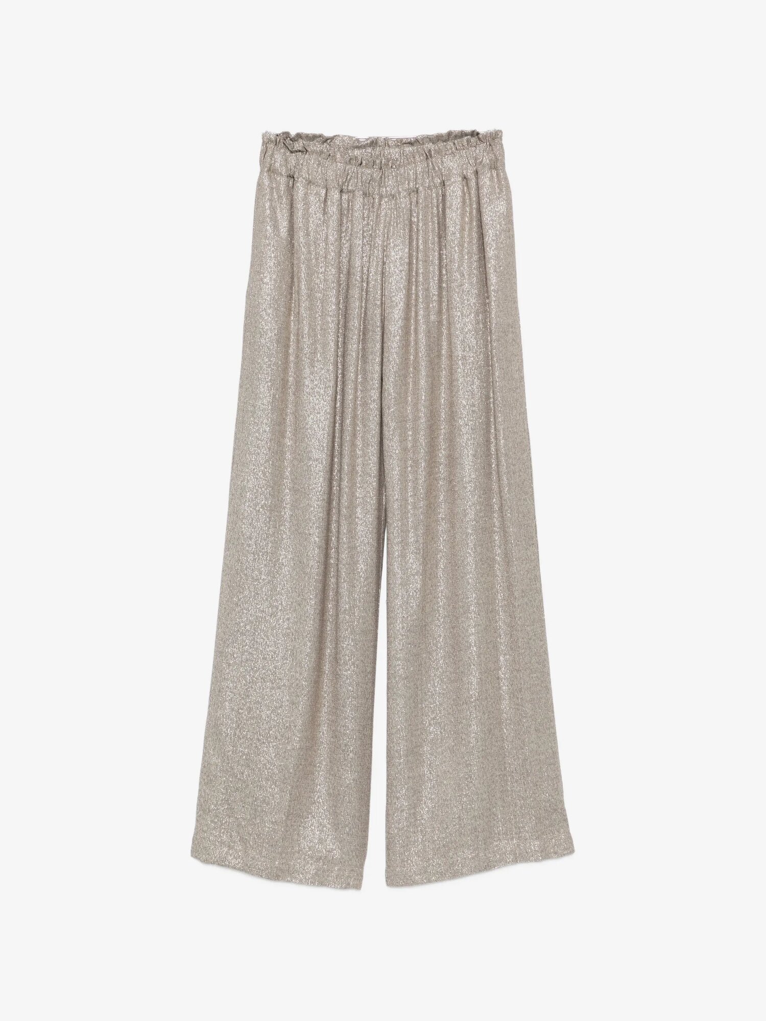 Брюки палаццо Metallic wide-leg palazzo pants