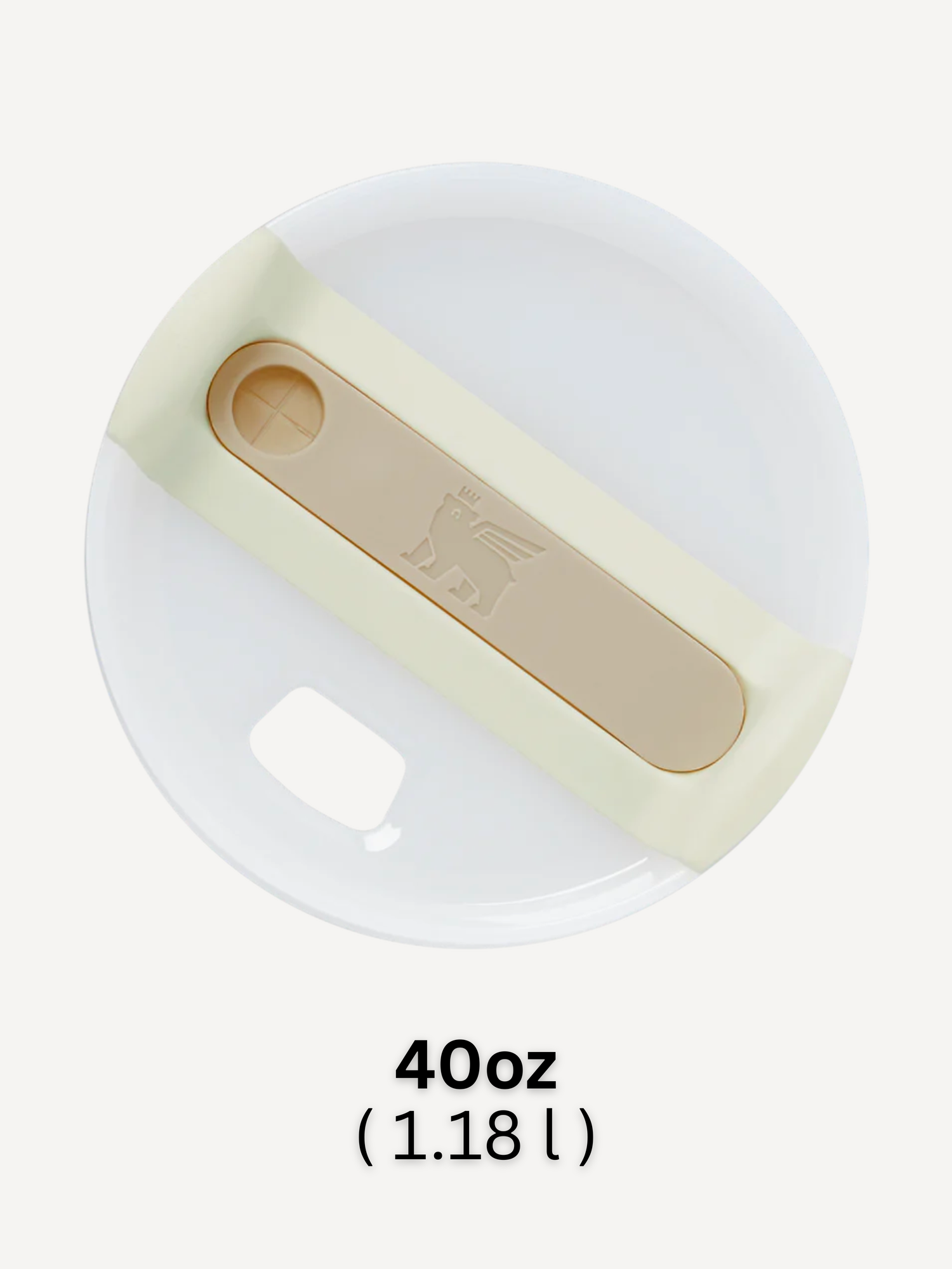 Крышка Stanley The Quencher H2. O FlowState 40 oz (1.18 л), цвет молочно-белый (Milky White), оригинал США