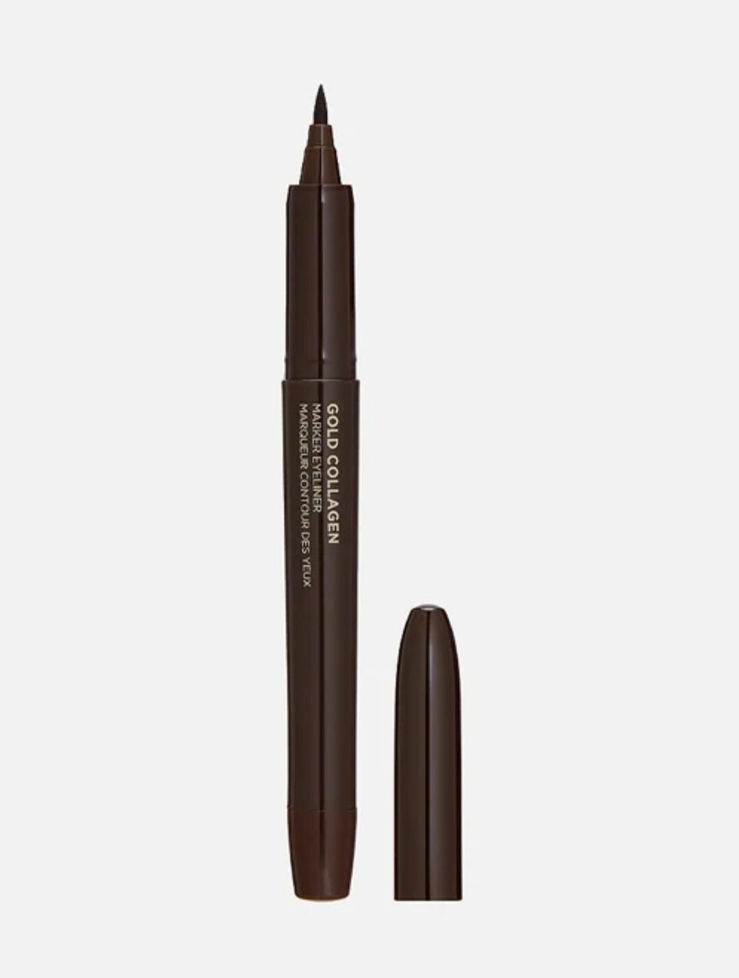 Подводка-фломастер для глаз FMGT gold collagen marker eyeliner 02 Brown