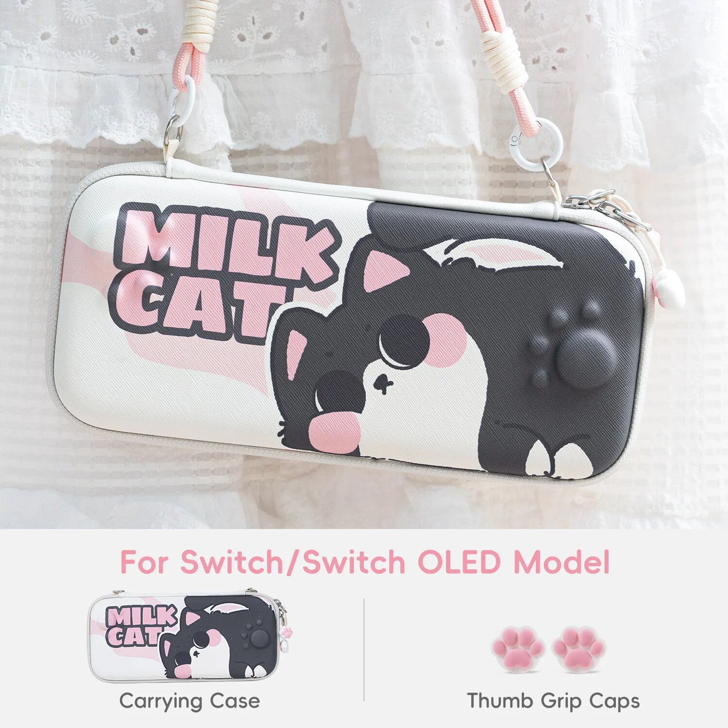 Чехол для Switch/OLED Milk Cat