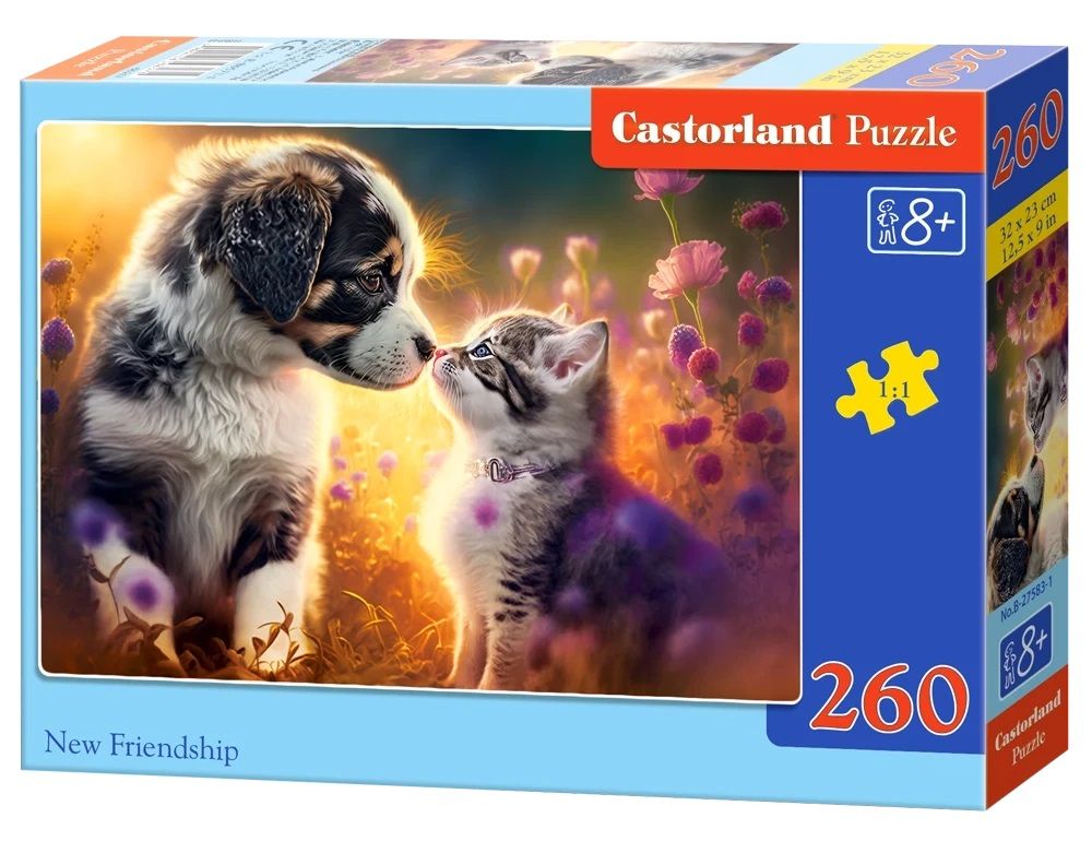 Пазл для детей Castorland 260 деталей, элементов: Новая дружба