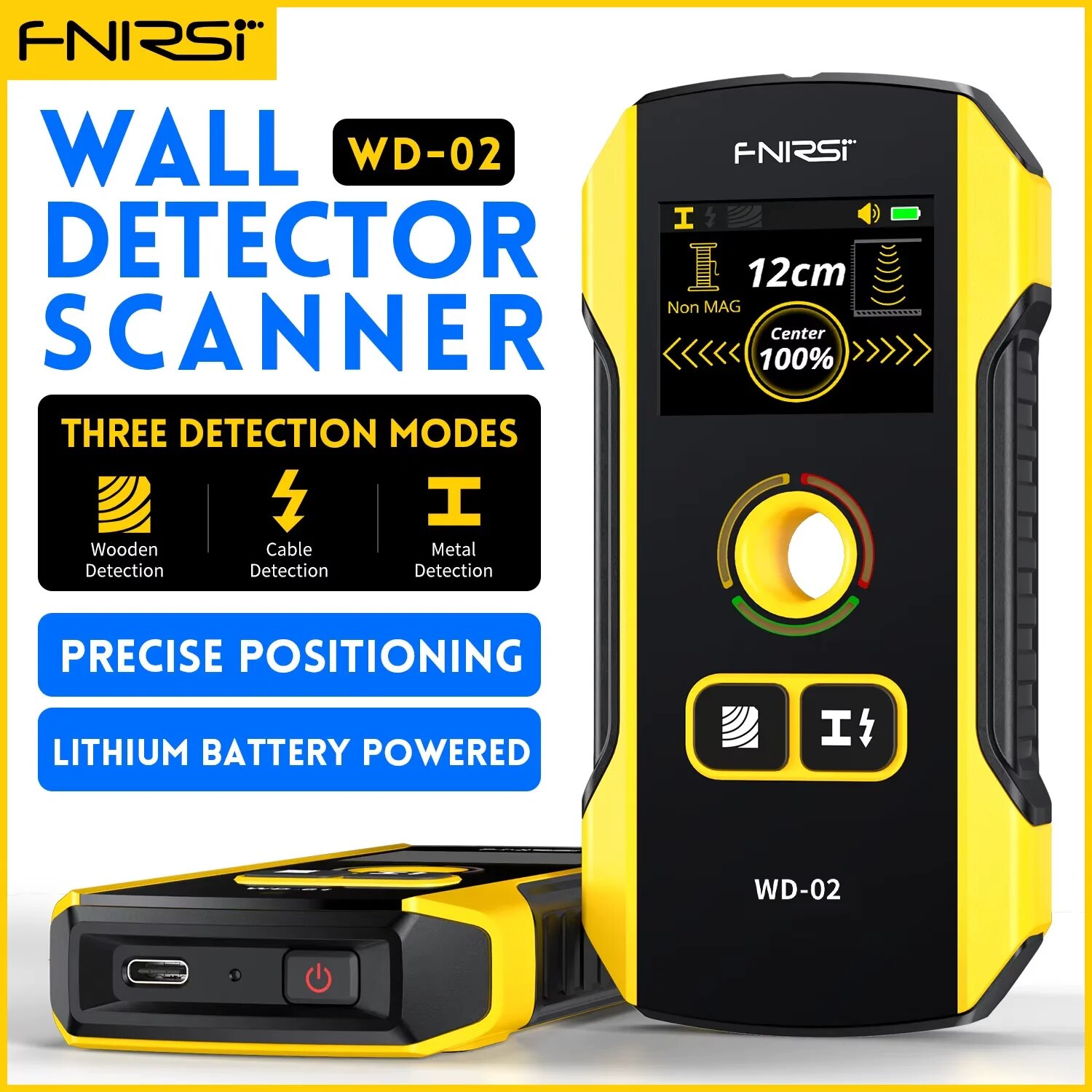 FNIRSI WD-01 WD-02 Металлодетектор для стен