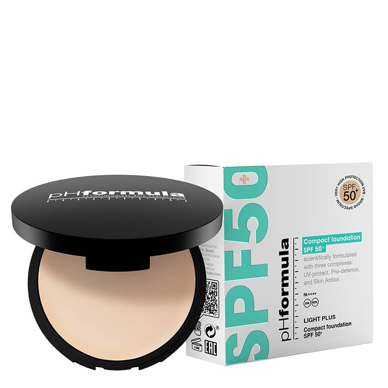 Тональный крем pHformula Compact Foundation SPF 50+ Компактный тональный крем (цвет ) Light Plus 10 г