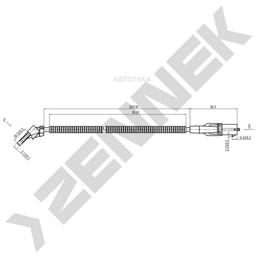 Датчик положения коленвала ZENNEK DCS0254