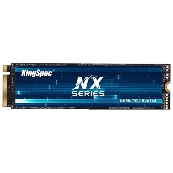 SSD накопитель KINGSPEC NX-256 256ГБ, M.2 2280, PCIe 3.0 x4, NVMe, M.2