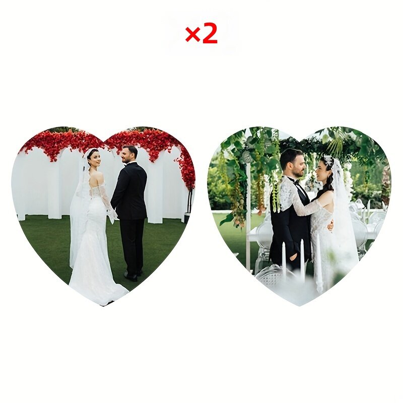 Персонализированная фотопанель из ПВХ с дизайном Love, 2 шт, для декора стен и подарка