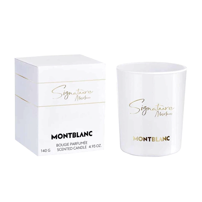 Ароматическая свеча Montblanc Signature Absolue для дома 140 гр