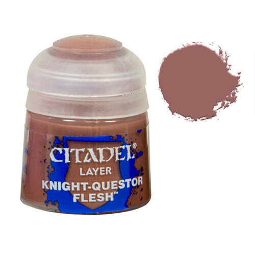 Аксессуар для Warhammer Games Workshop Краска Слой: плоть рыцаря-квестора (12мл)(LAYER: KNIGHT-QUESTOR FLESH (12ML))