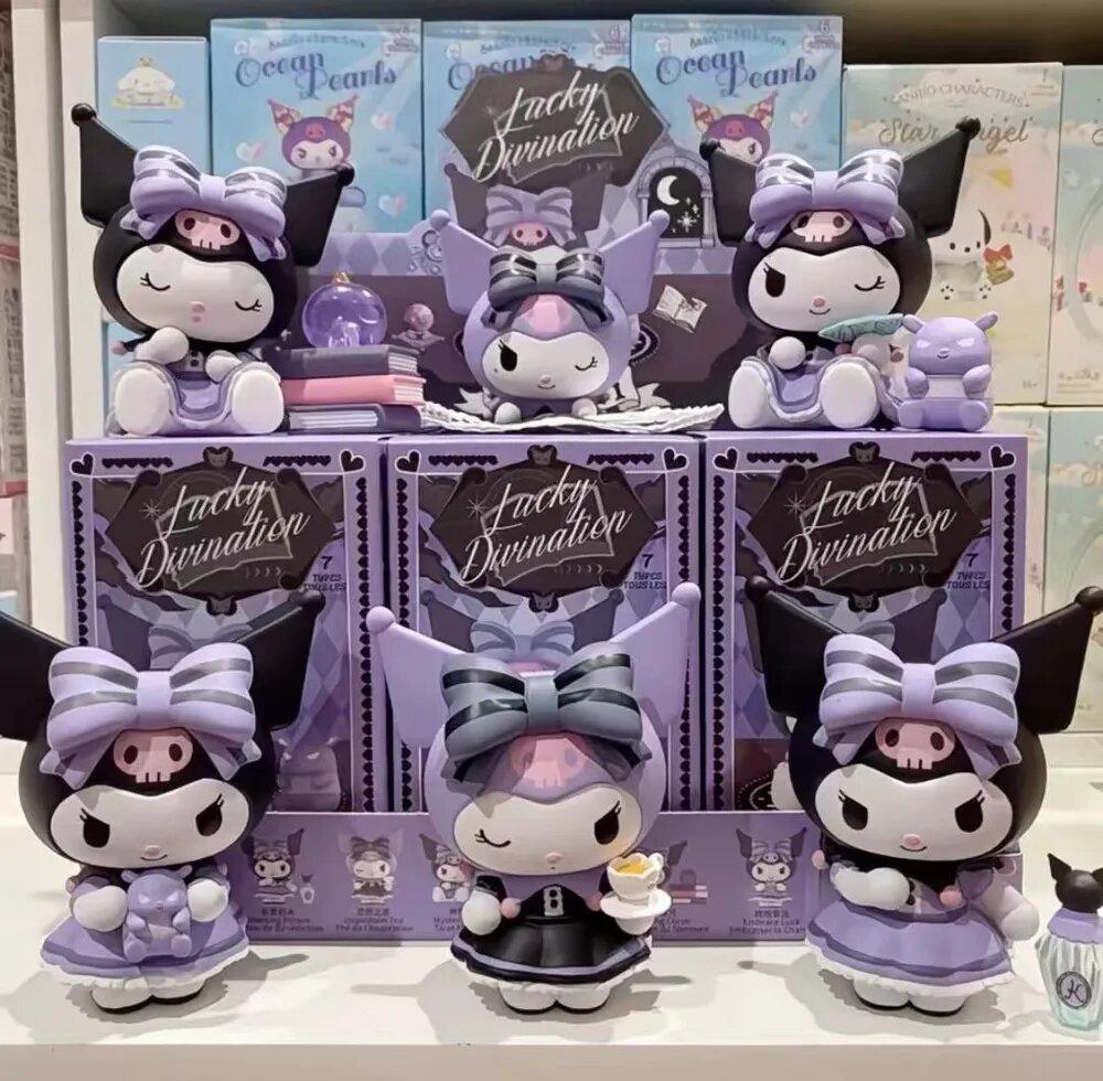 Игрушки Kuromi Lucky Divination, набор из 6 уникальных слепых коробок