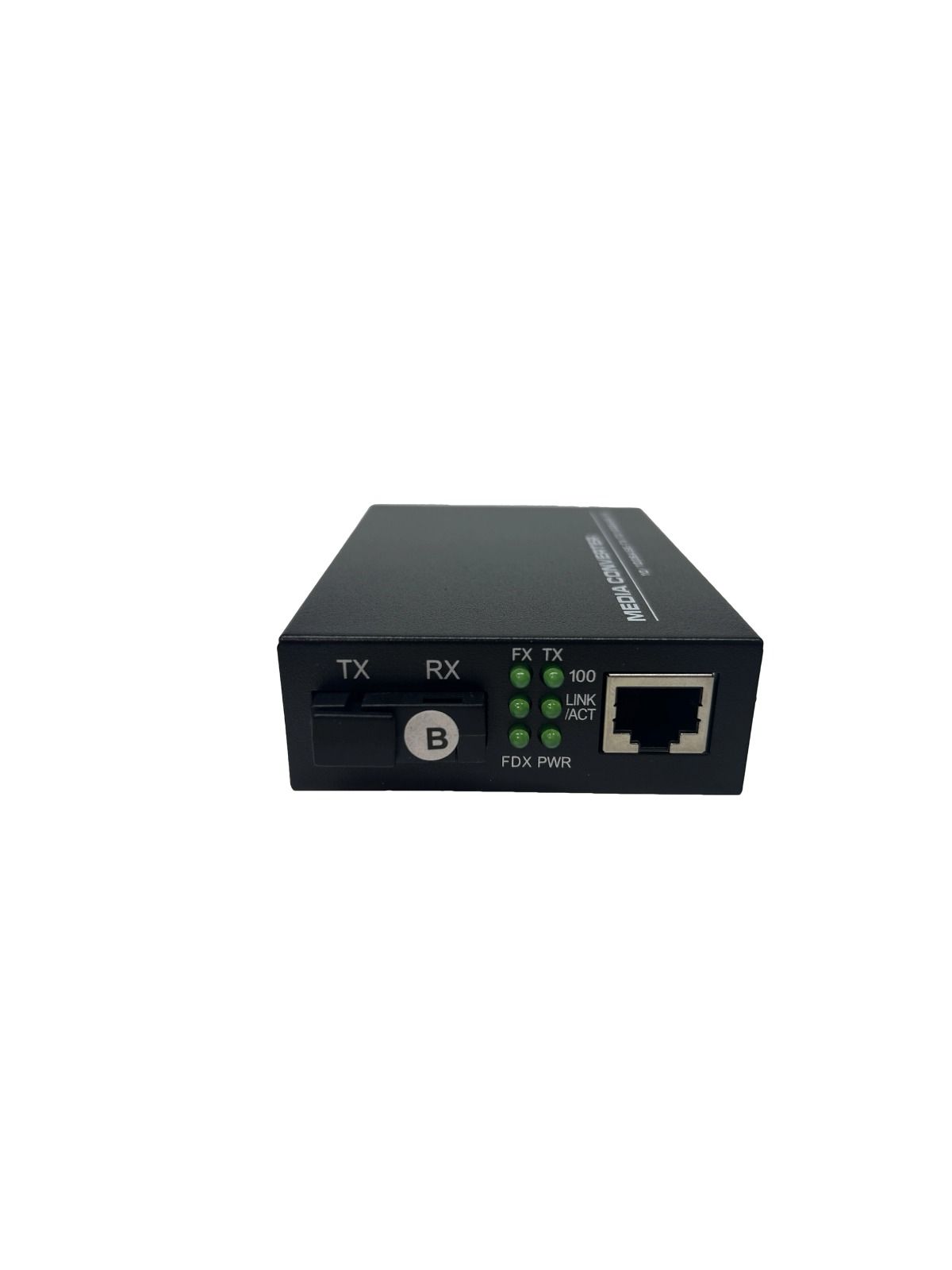 Медиаконвертер MlaxLink ML-MCV-F01G-20WDS-55S одноволоконный UTP/оптоволокно, 155Мбит/с, 20км, 1550/1310нм, RJ45/SC