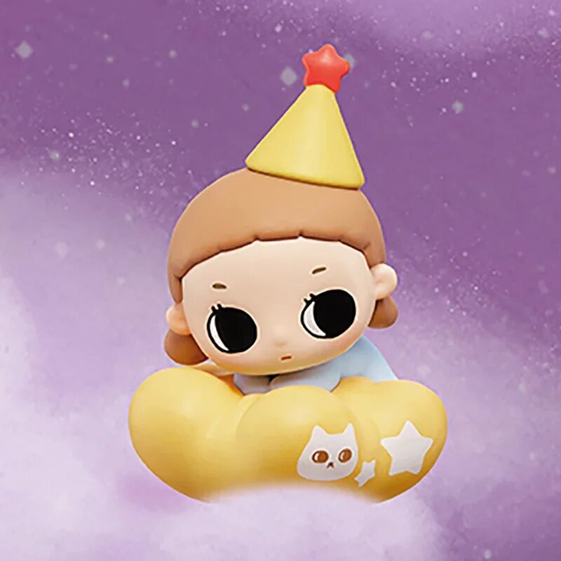 POP MART POP BEAN Goodnight Night Sky Серия мини-фигурка Желтый, NYOTA