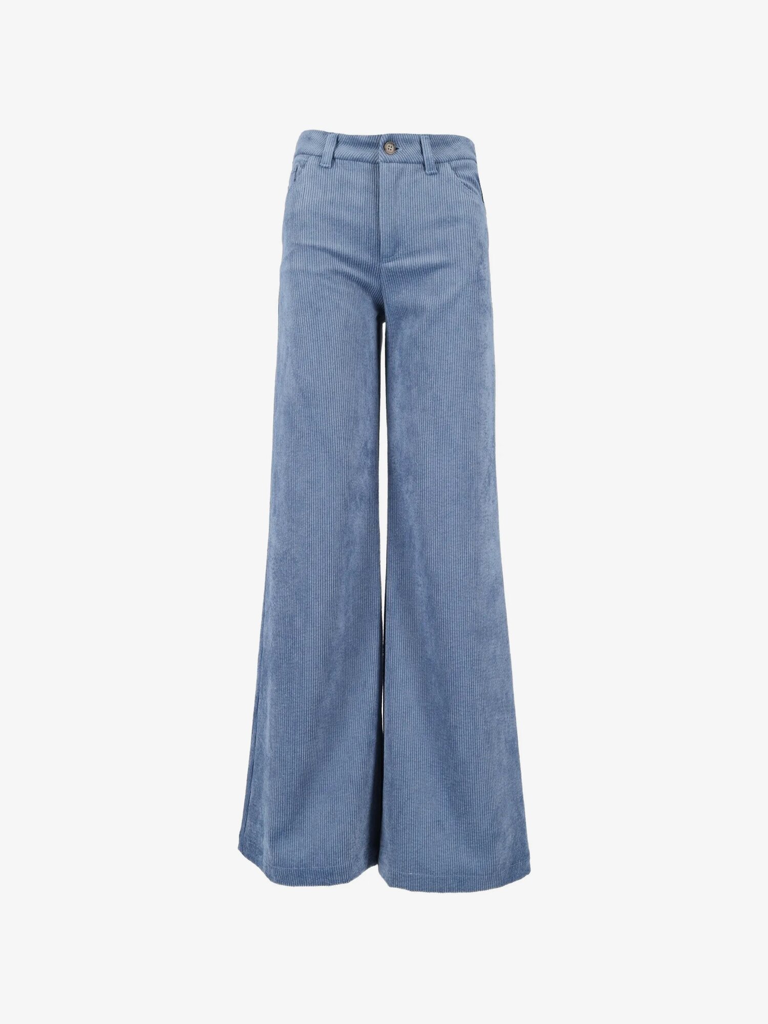 Брюки Ermanno Scervino Corduroy-effect wide-leg trousers