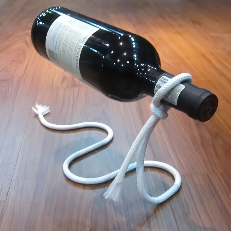 Подставка для винной бутылки из металла, белая, для кухни и бара