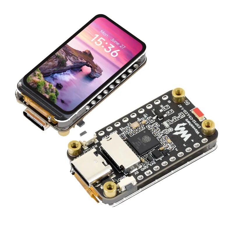ESP32-C5-LCD-1.47 плата разработки ESP32-C5-LCD-1.47