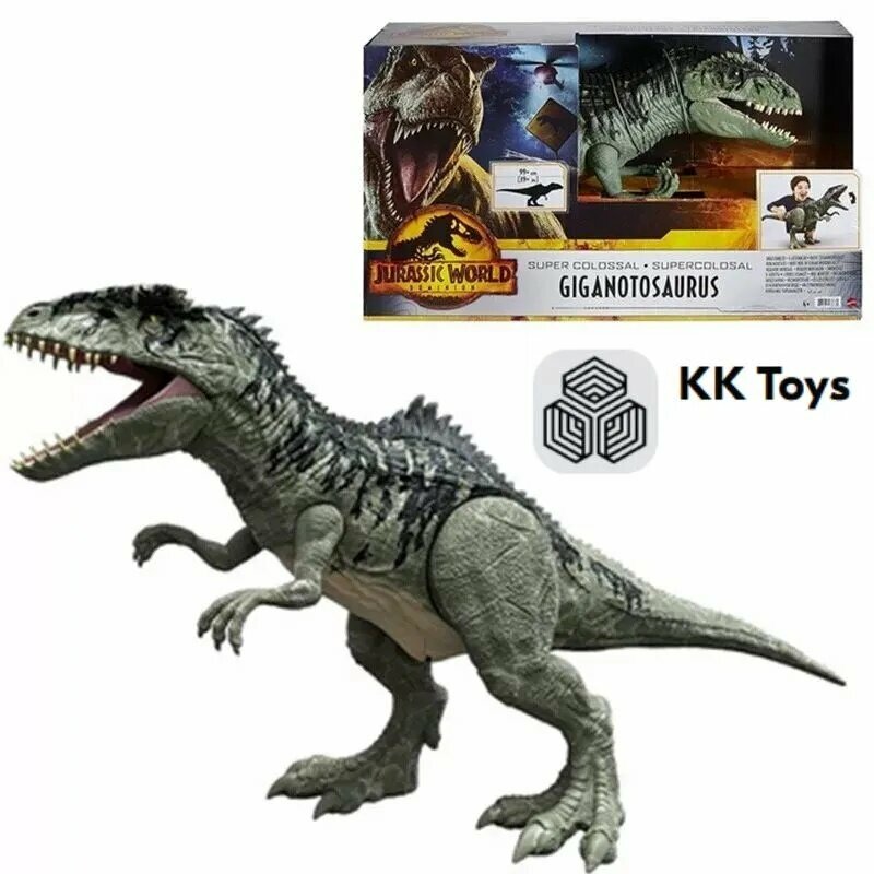 Фигурка Mattel Jurassic World Super Colossal Giganotosaurus Длина 1 М