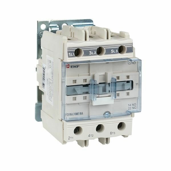 Контактор силовой EKF КМЭ 95 А катушка 220 В AC 1НО+1НЗ