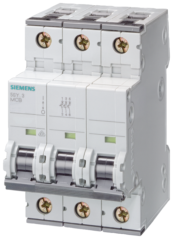 Автоматический выключатель3-полюсный 25А ТИП C Uном=400В АС 25кА, SIEMENS, 5SY83257, 5SY8325-7