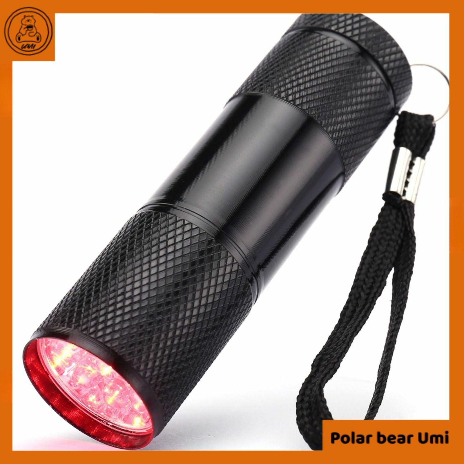 Красный фонарик 625нм для поиска вен, 9 светодиодов, портативный инфракрасный прибор для визуализации вен