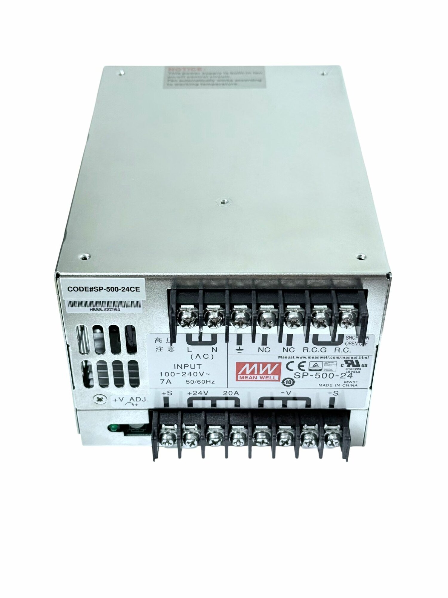 Импульсный блок питания Mean Well SP-500-24