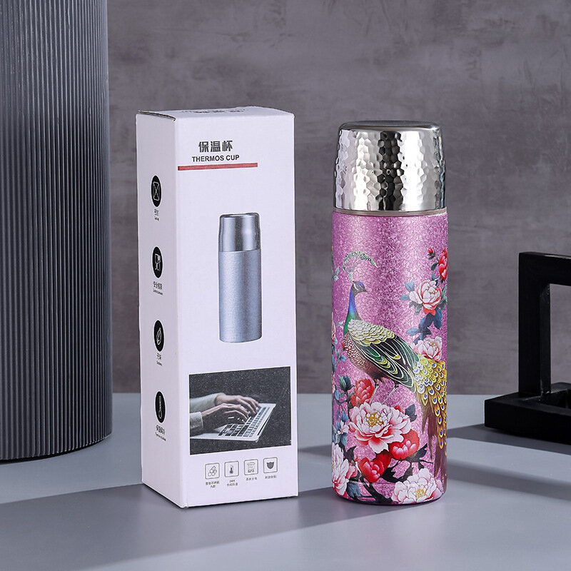 Титановая термокружка с функцией разделения чая и воды, чашка для заваривания чая с использованием щелочной воды, деловой подарок для мужчин и женщин, портативная титановая чайная кружка.