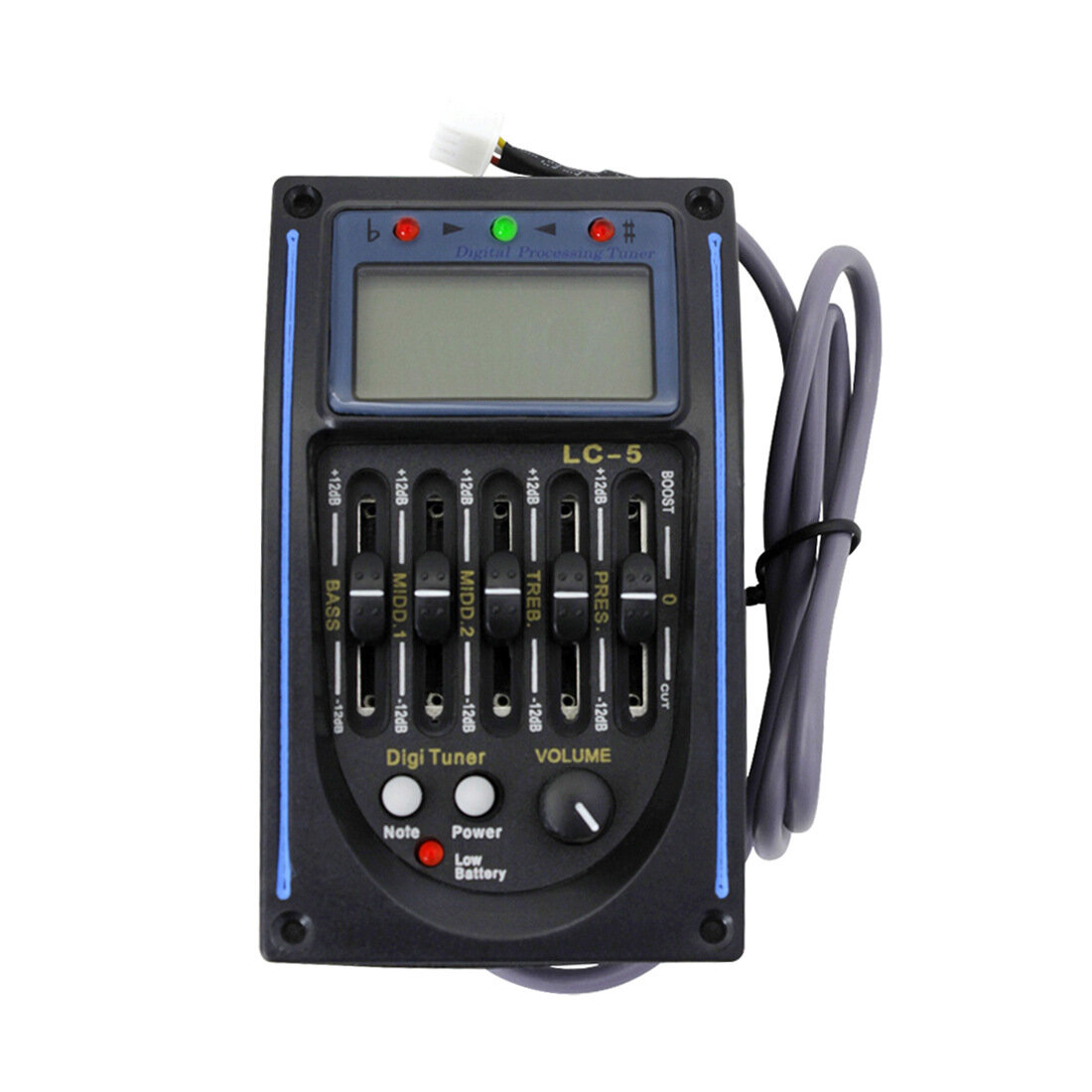 Электронный эквалайзер для гитарного звукоснимателя Fisherman, модель Fisherman 301/201, аксессуар для гитары LC-5, фолк-звукосниматель.